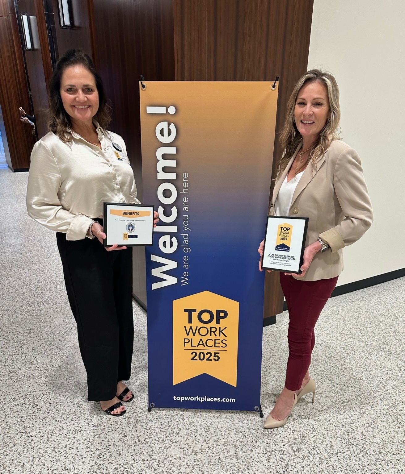 Top Workplaces 2025 Award Announcement | Clay County Clerk of Court